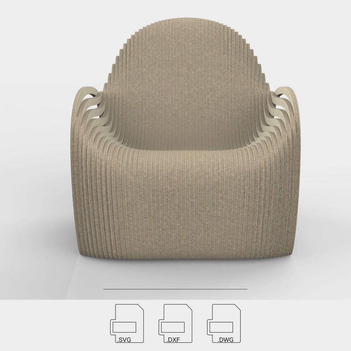 Ridge Chair Router-cut Files CNC Files Vector Files - Etsy