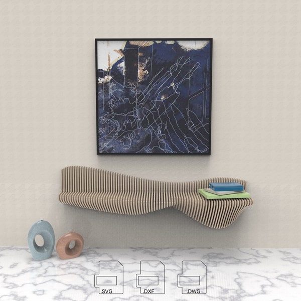 Parametric Bench Spiro Router Cut Files Cnc Files For Cutting Vector Files Dxf Dwg Svg Pdf