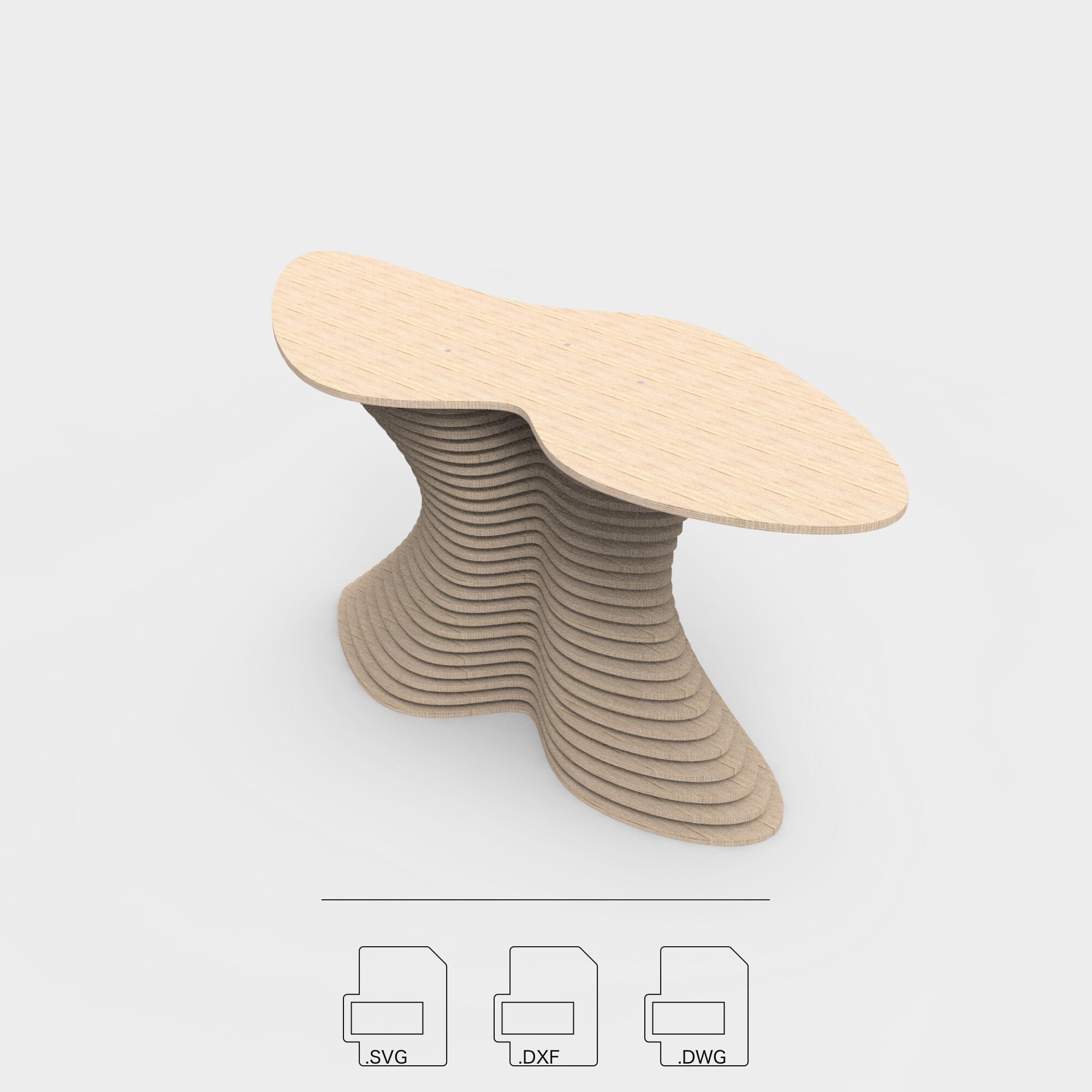 Parametric Desk Swift Router Cut Files Cnc Files For Cutting Vector Files Dxf Dwg Svg Pdf