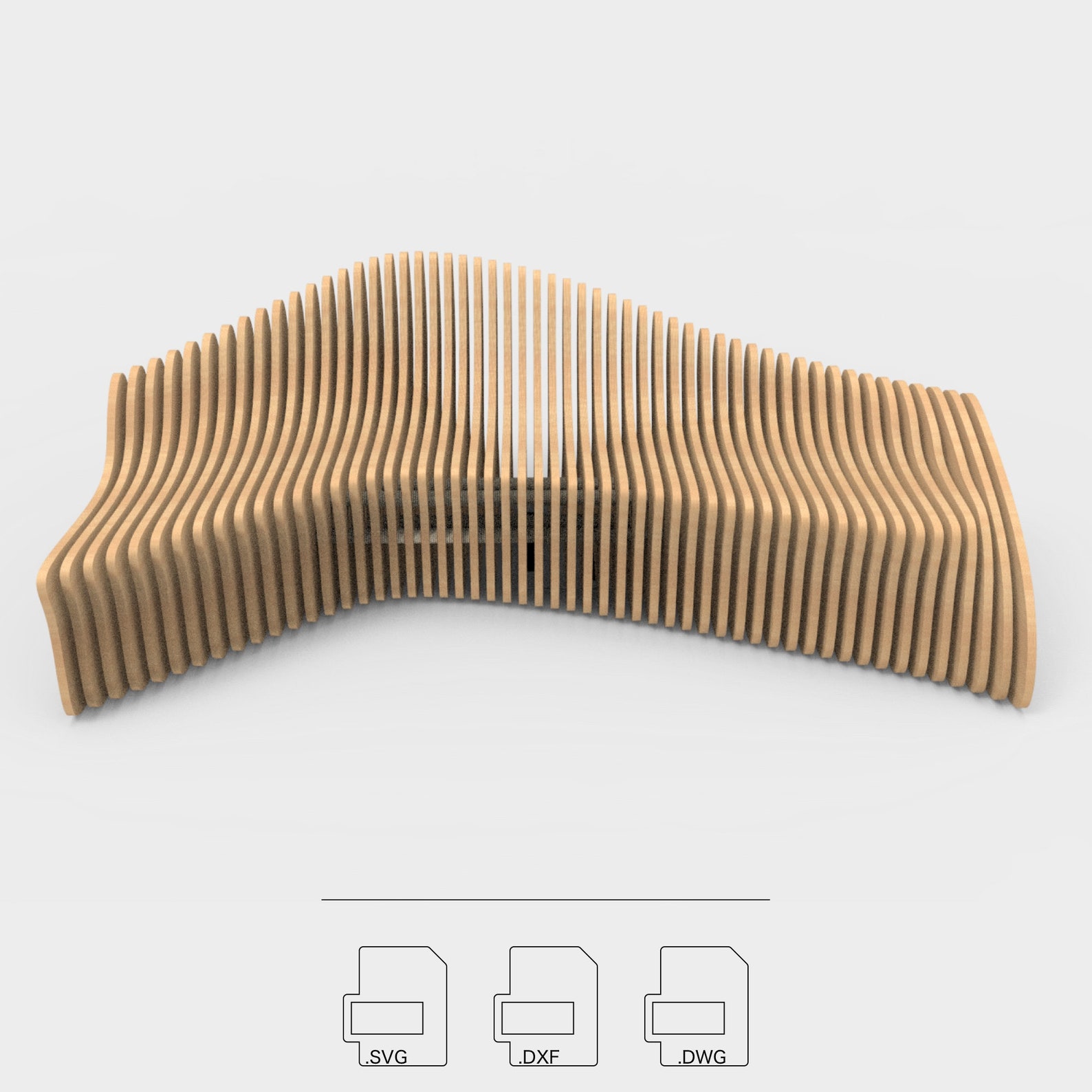 Parametric Bench 1 0 Router Cut Files Cnc Files Vector Etsy