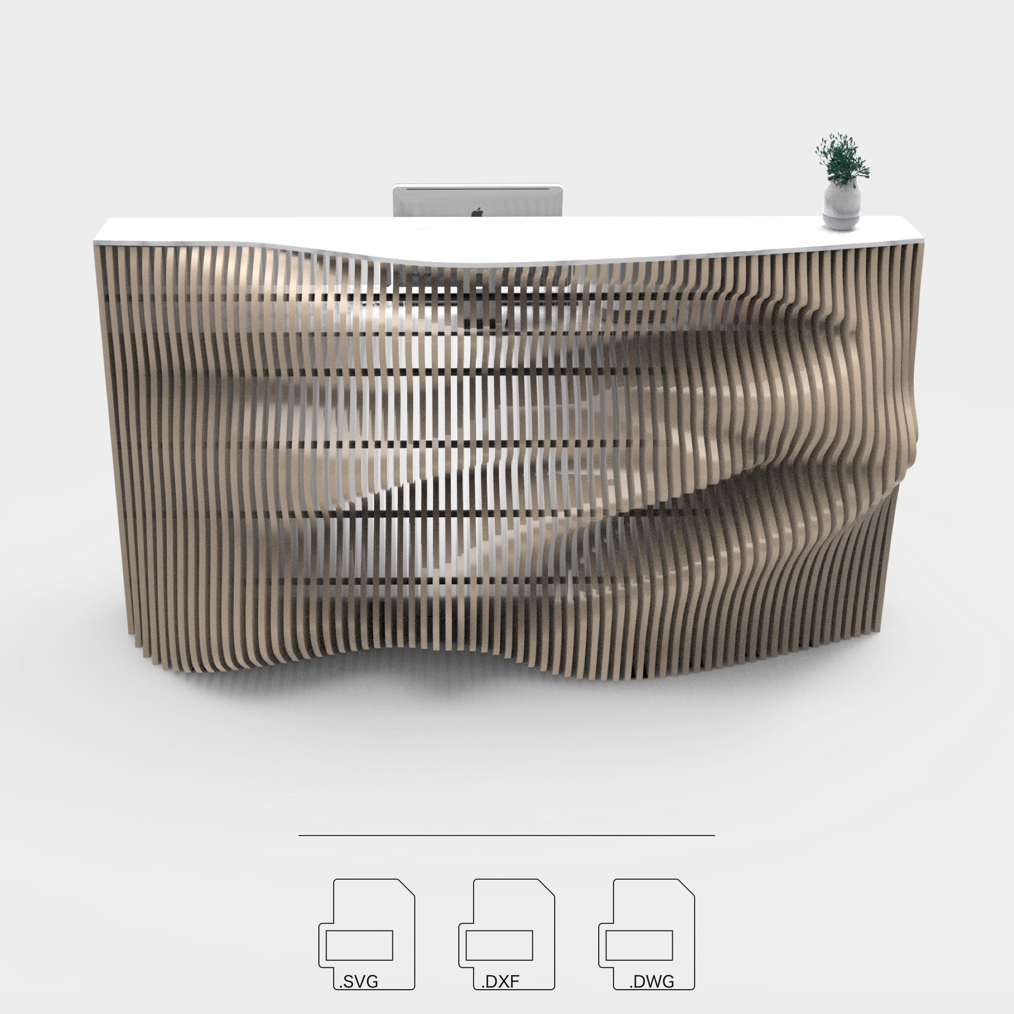 Tide Parametric Desk/ Office Desk - Etsy
