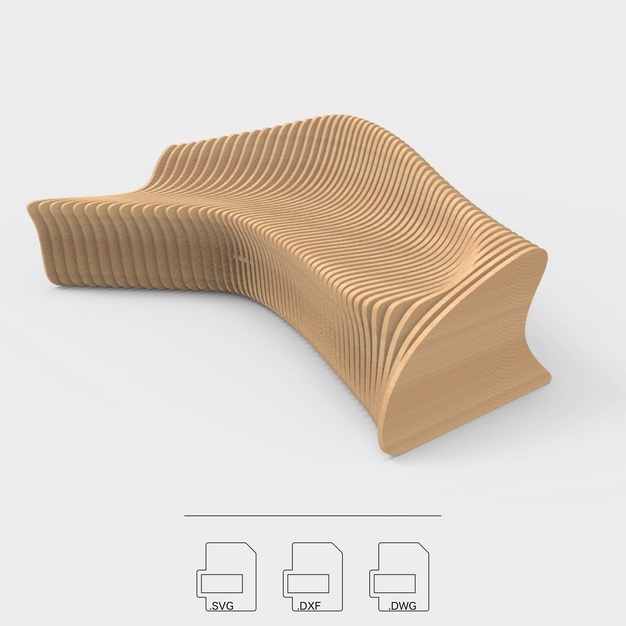 Parametric Bench 1.0 Router-cut Files CNC Files Vector - Etsy
