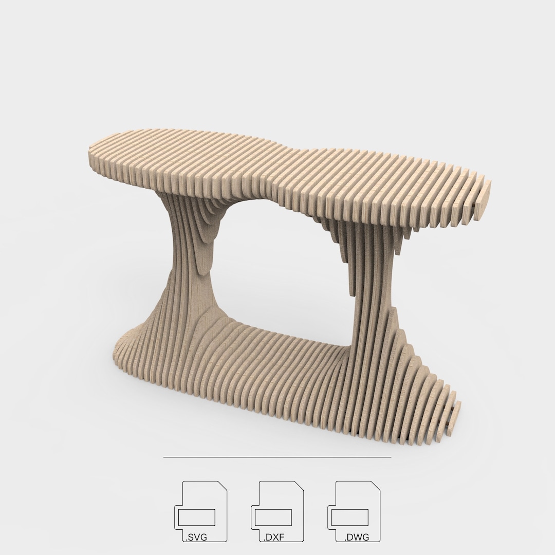 Parametric Console: Omni • Modern CNC Furniture • Router-cut Vector ...