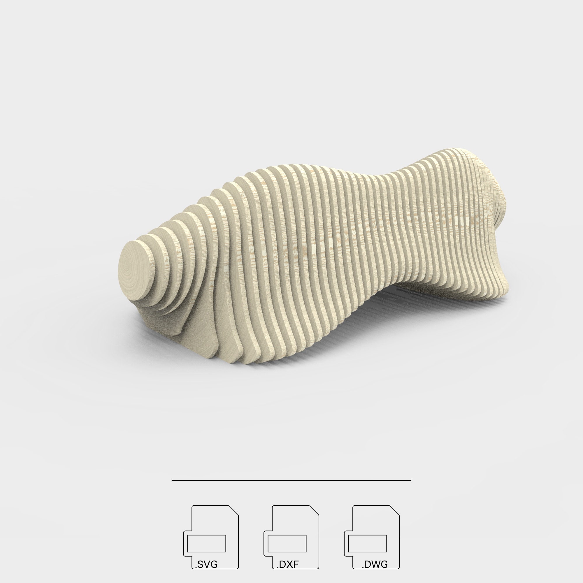 Parametric Loveseat • Router Cut Files • Cnc Files For Cutting• Vector Files • Dxf • Dwg