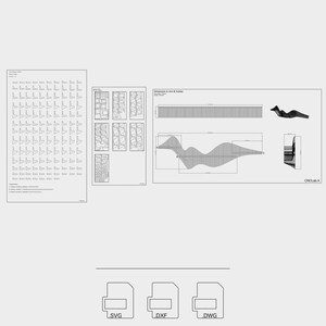 Parametric Wall Unit Nova Router-cut Files CNC Files Vector Files .dxf ...