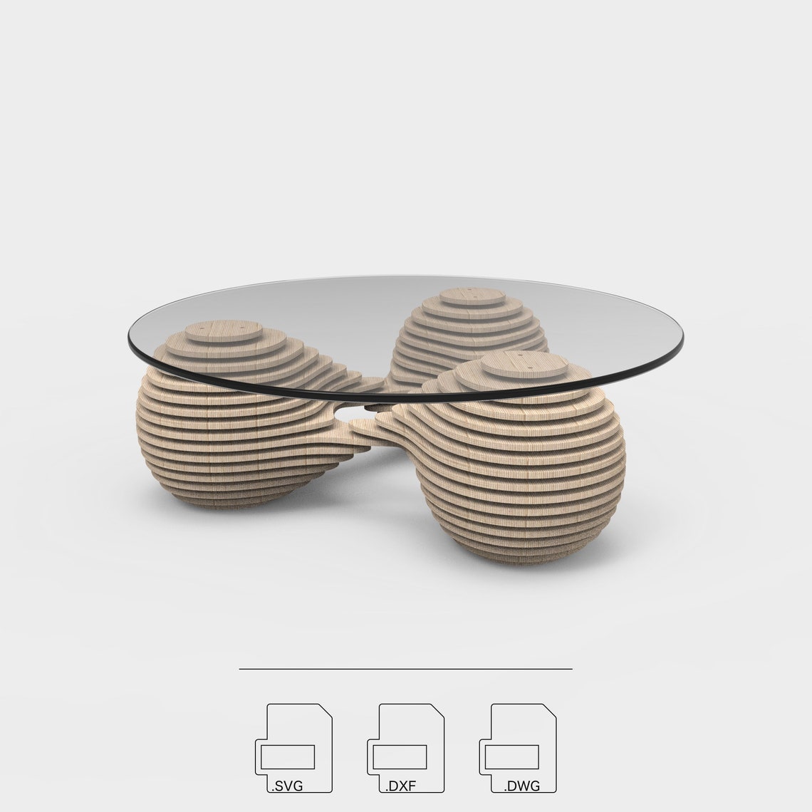 Parametric Table Orbs • CNC Router-cut Files • Svg Dxf Dwg Pdf Vector ...