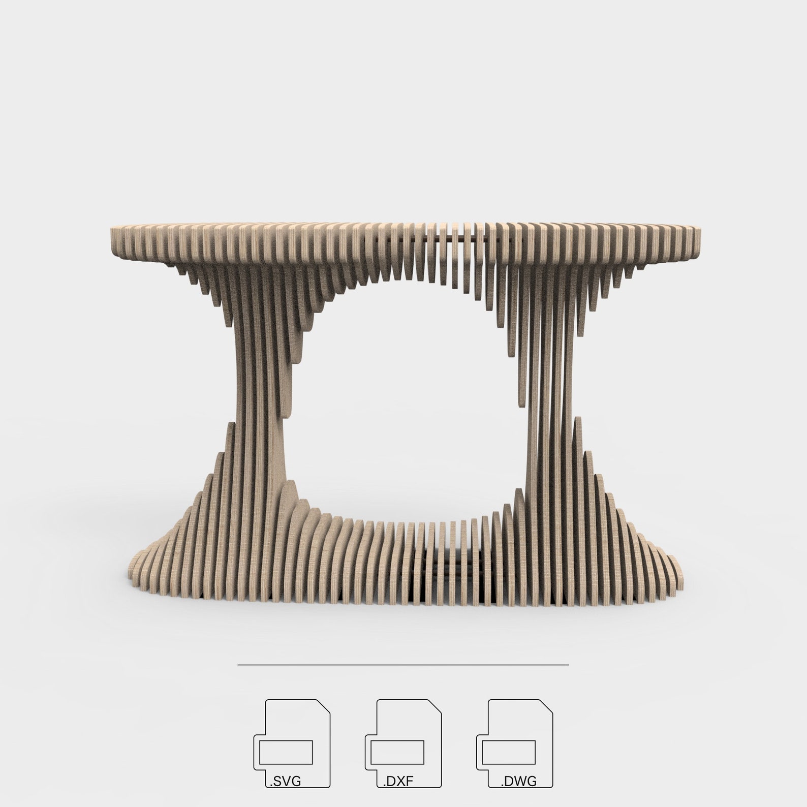 Parametric Console : Omni Router-cut Files CNC Files Vector Files .dxf ...