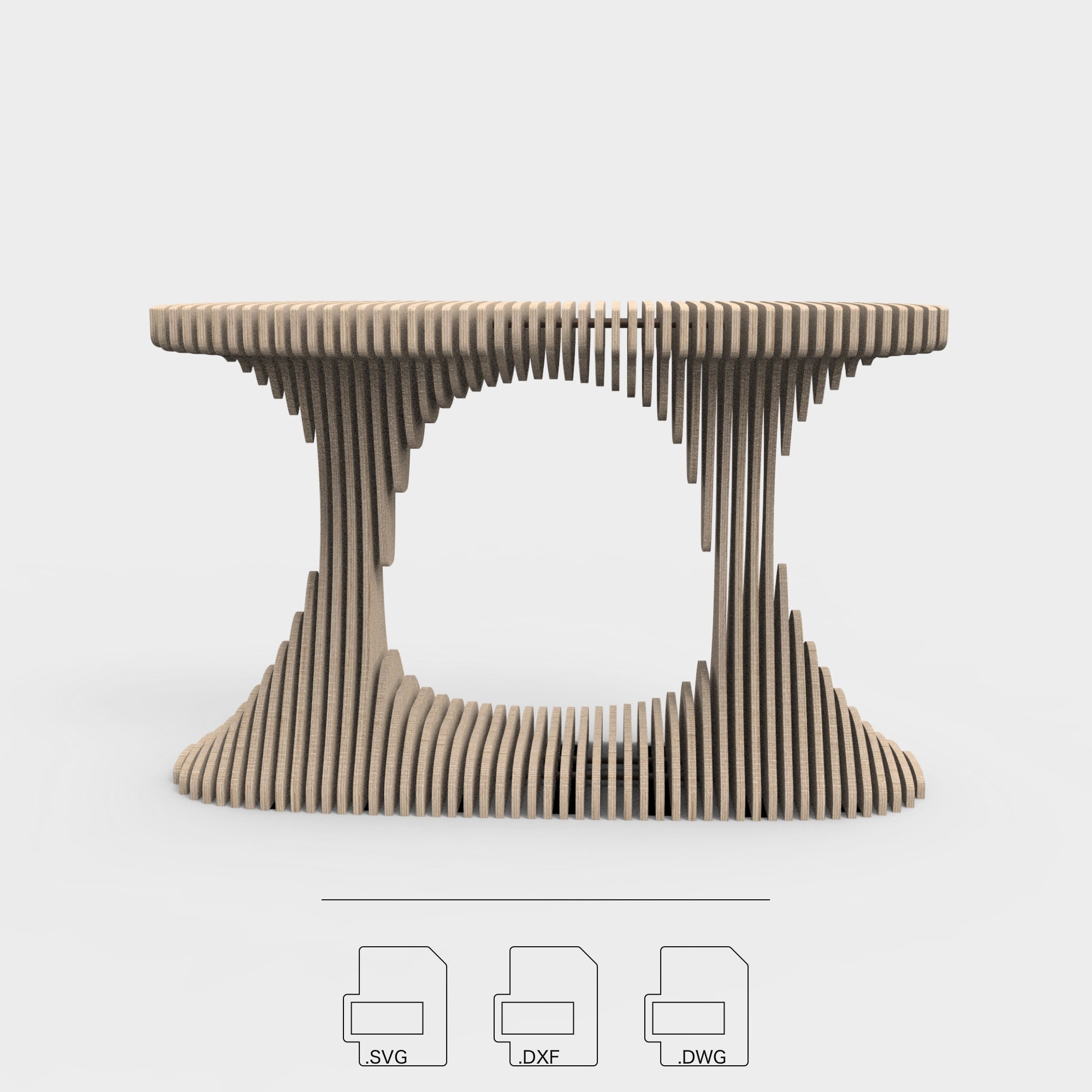 Parametric Console Omni Router Cut Files Cnc Files Vector Files Dxf Dwg Svg Pdf Etsy