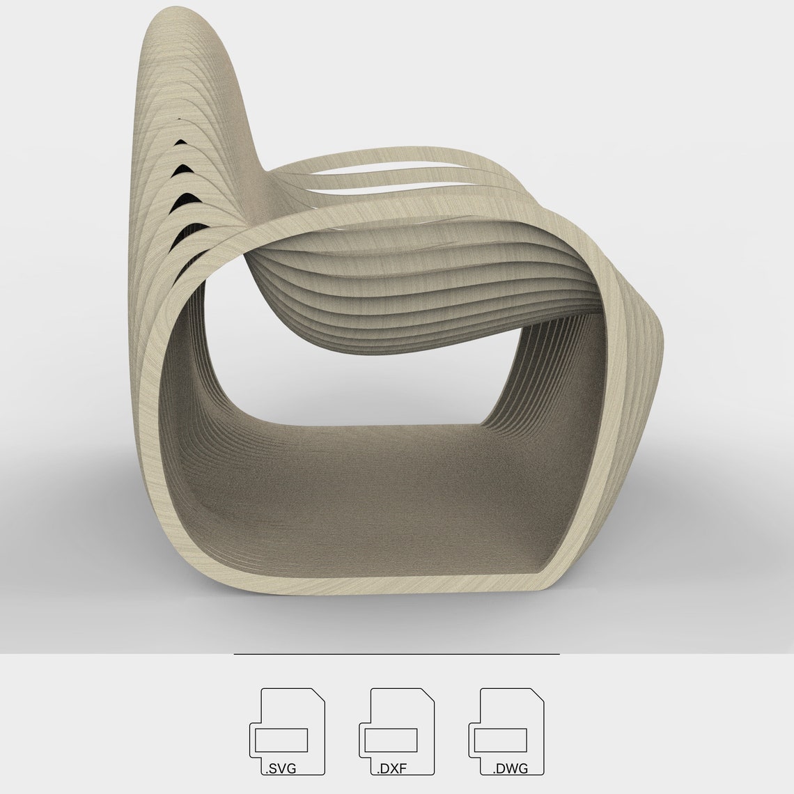 Ridge Chair Router-cut Files CNC Files Vector Files - Etsy