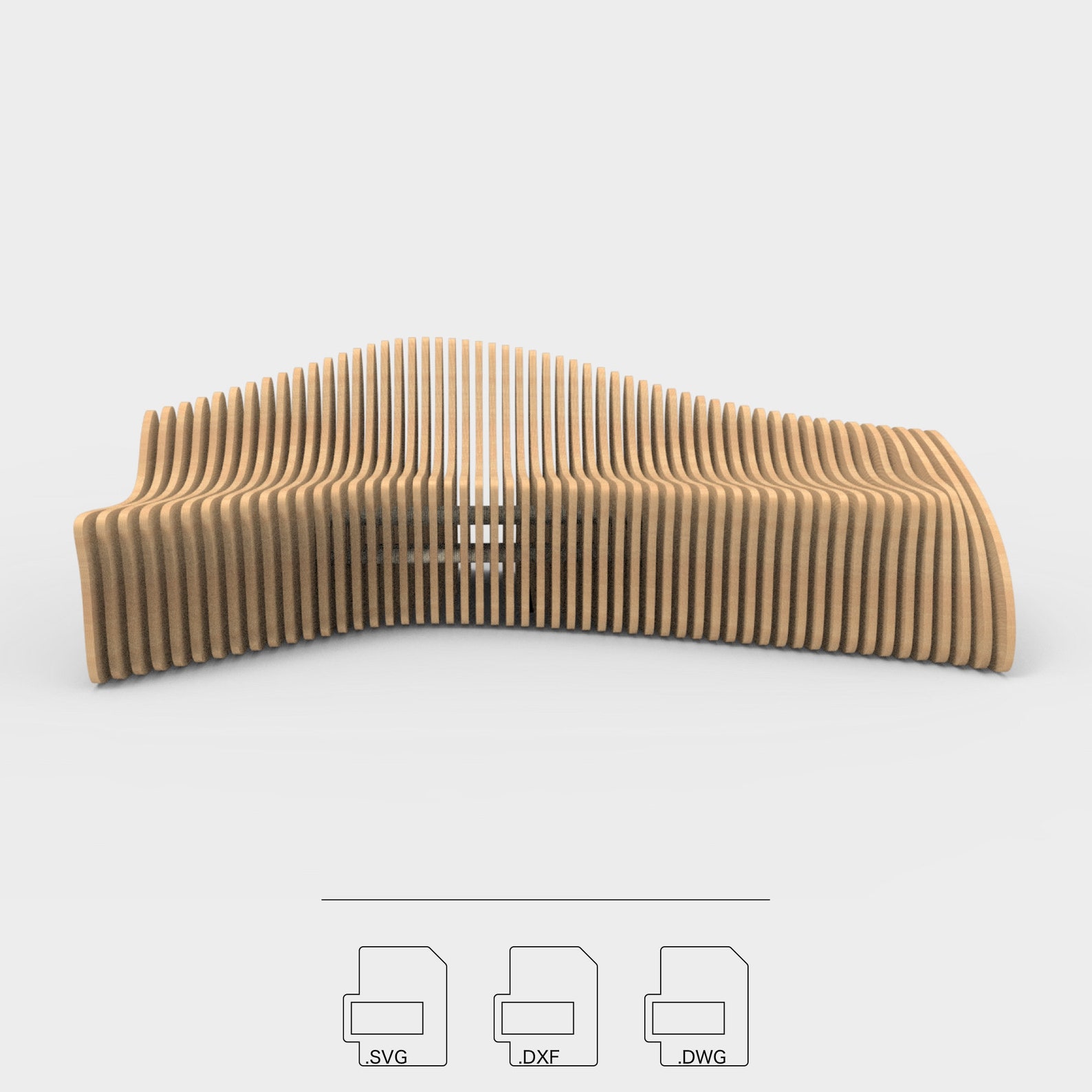 Parametric Bench 1.0 Router-cut Files CNC Files Vector - Etsy