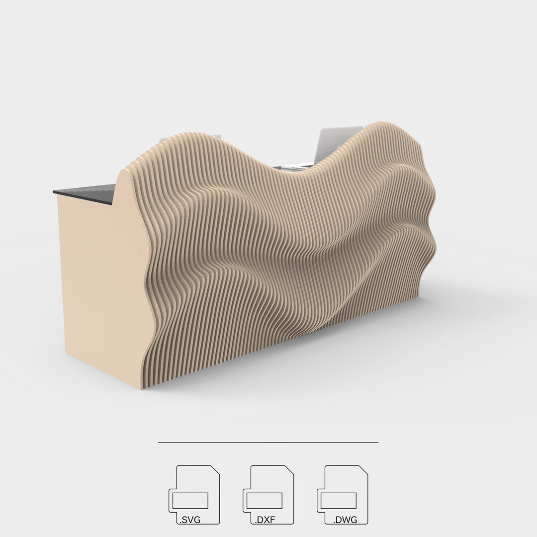 Parametric Desk Flo • Router Cut Files • Cnc Files For Cutting• Vector Files • Dxf • Dwg