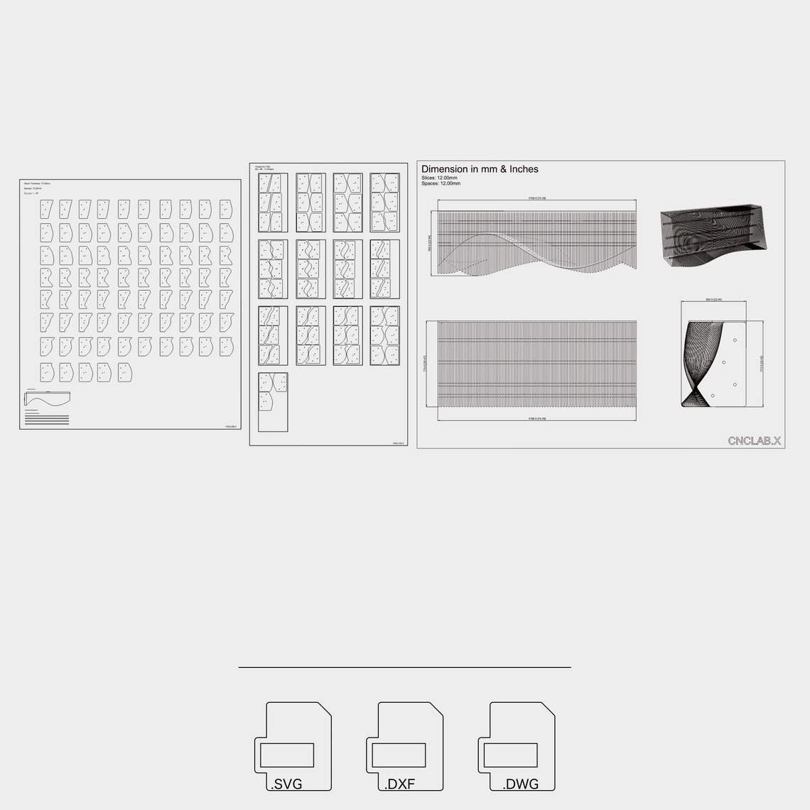 Parametric Desk: Cove Router-cut Files CNC Files for - Etsy UK
