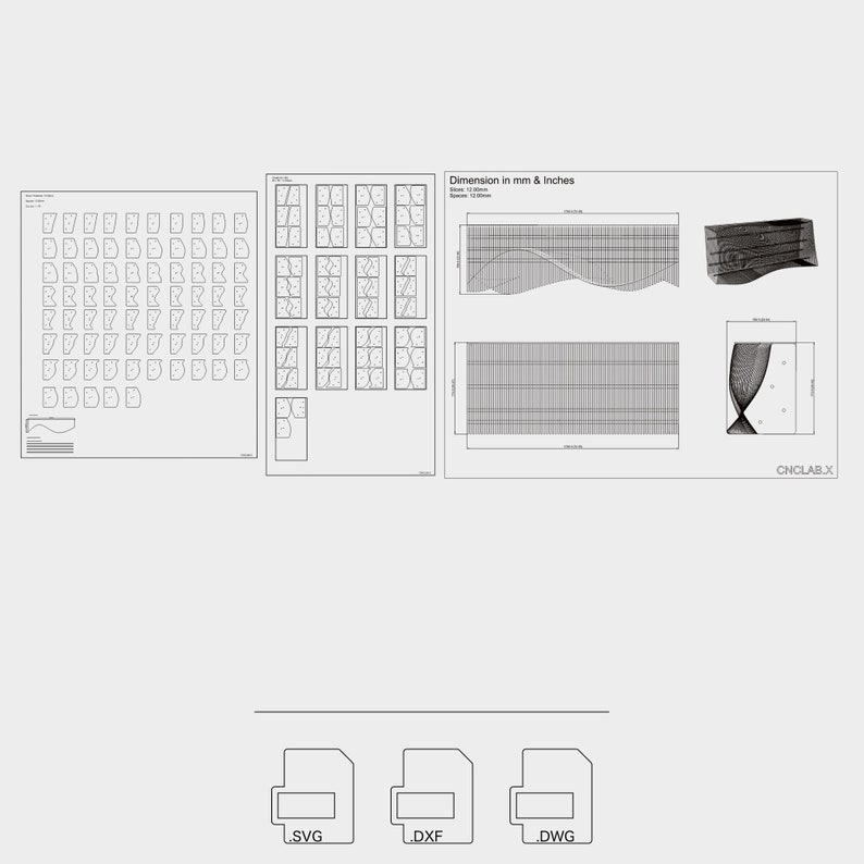 Parametric Desk Cove Router Cut Files Cnc Files For Cutting Vector Files Dxf Dwg Svg Pdf Etsy