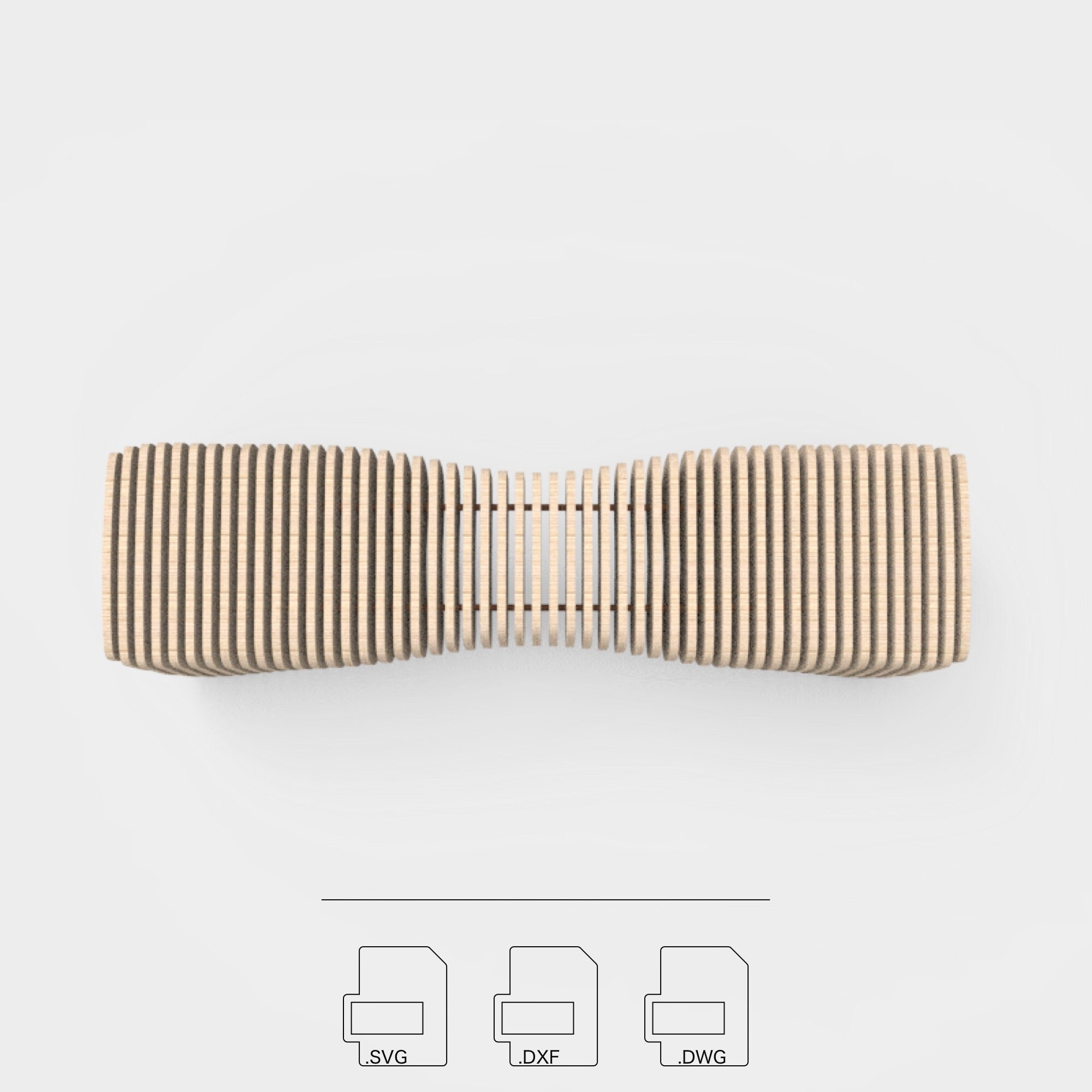 Parametric Bench K9 Router Cut Files Cnc Files For Cutting Vector Files Dxf Dwg Svg Pdf Etsy