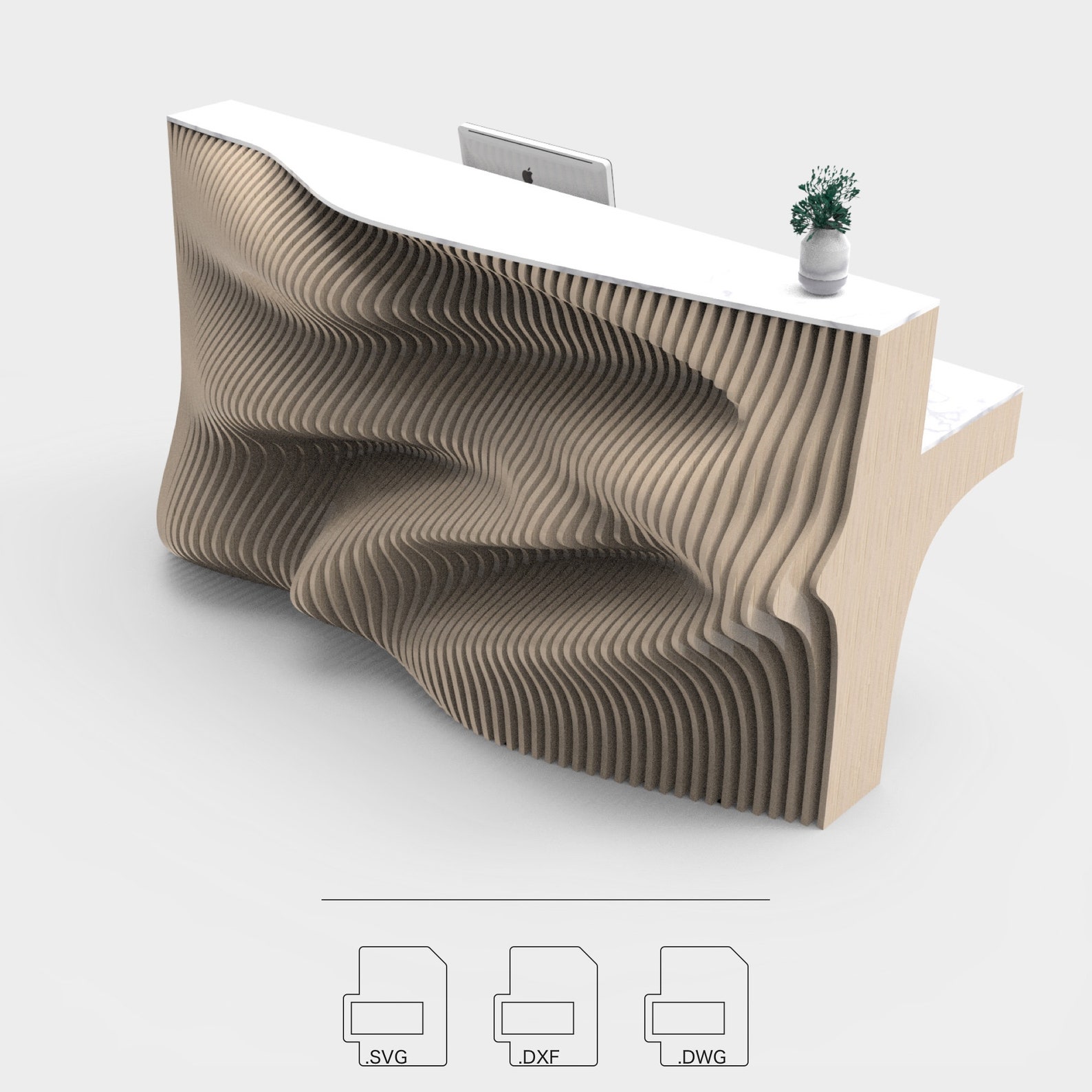 Tide Parametric Desk/ Office Desk - Etsy