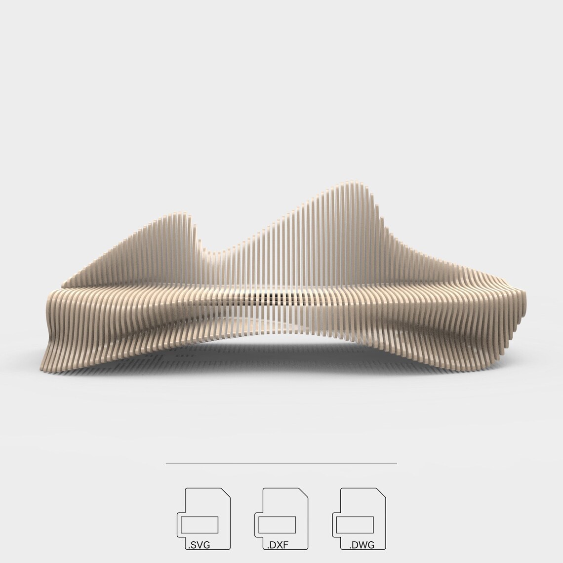 Rider Bench Router-cut Files CNC Files for Cutting Vector Files .dxf ...