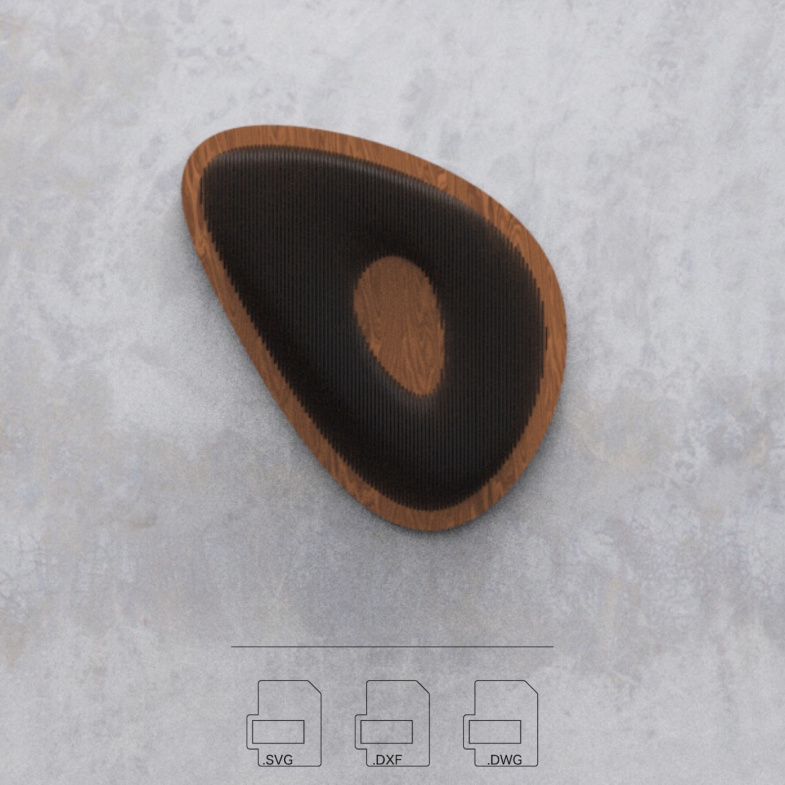 Parametric Wall Art 4 Voronoi Cell 2• Router Cut Files • Cnc Files For Cutting • Vector Files