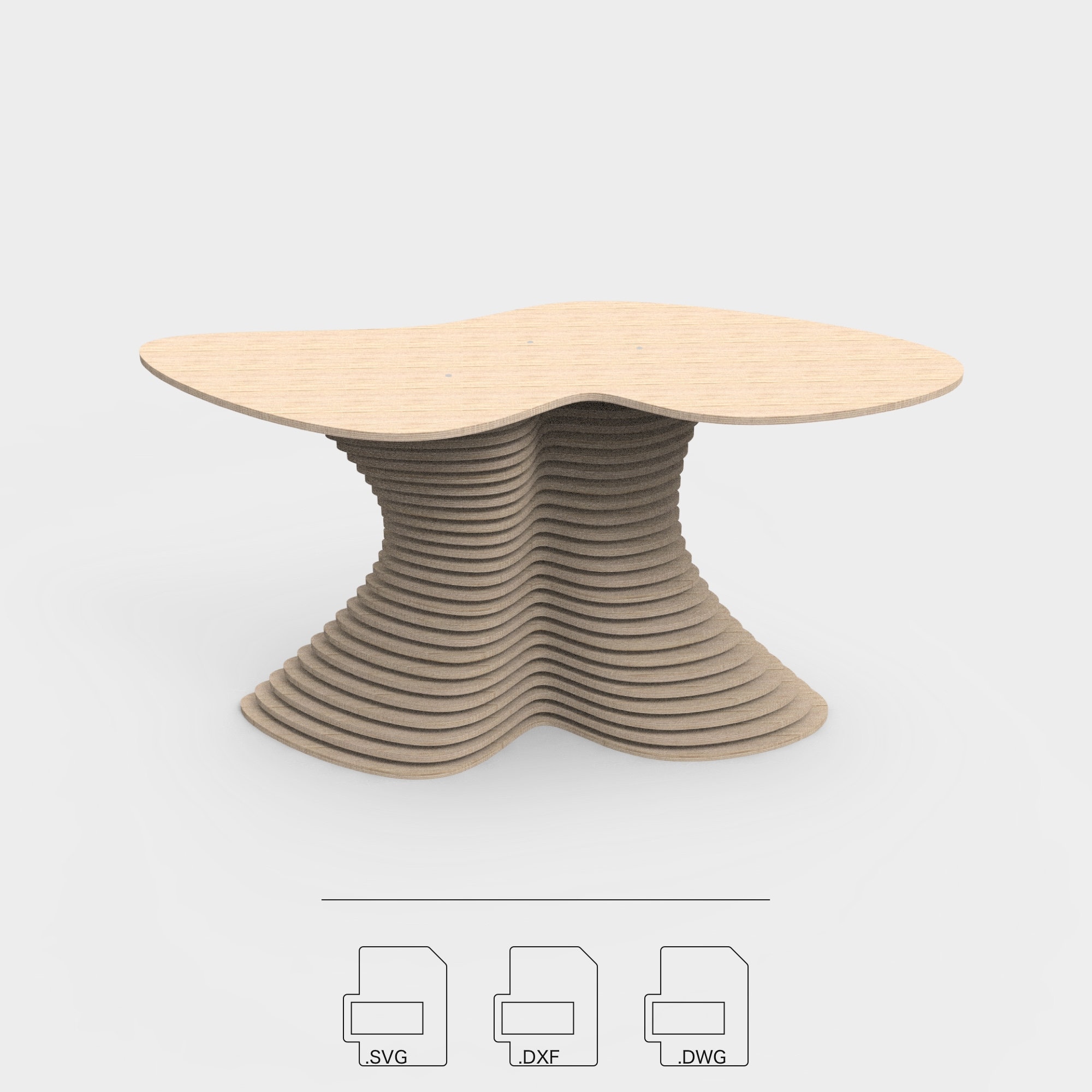 Parametric Desk Swift Router Cut Files Cnc Files For Cutting Vector