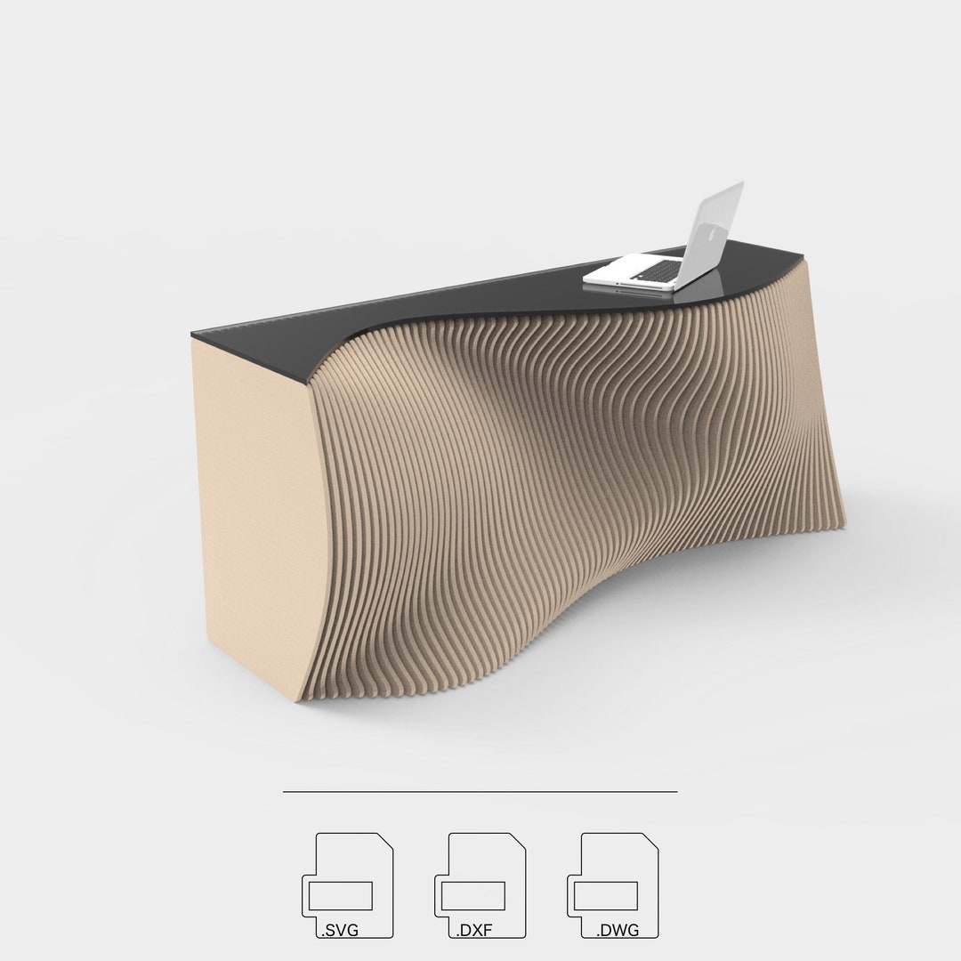 Parametric Desk: Cove • Router-cut Files • CNC Files for Cutting ...