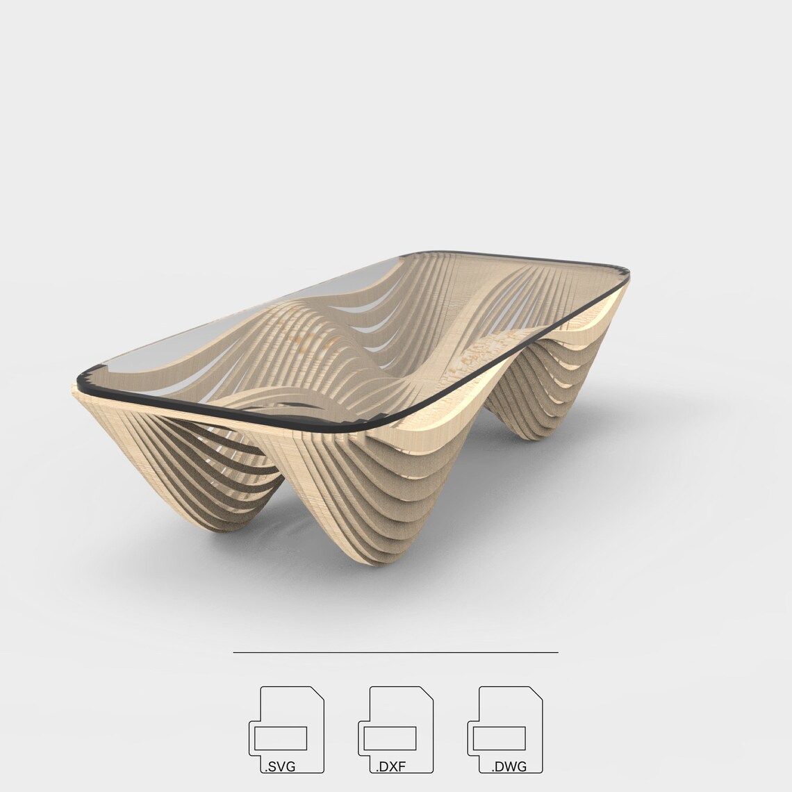 Evo Coffee Table Router-cut Files CNC Files for Cutting Vector Files ...