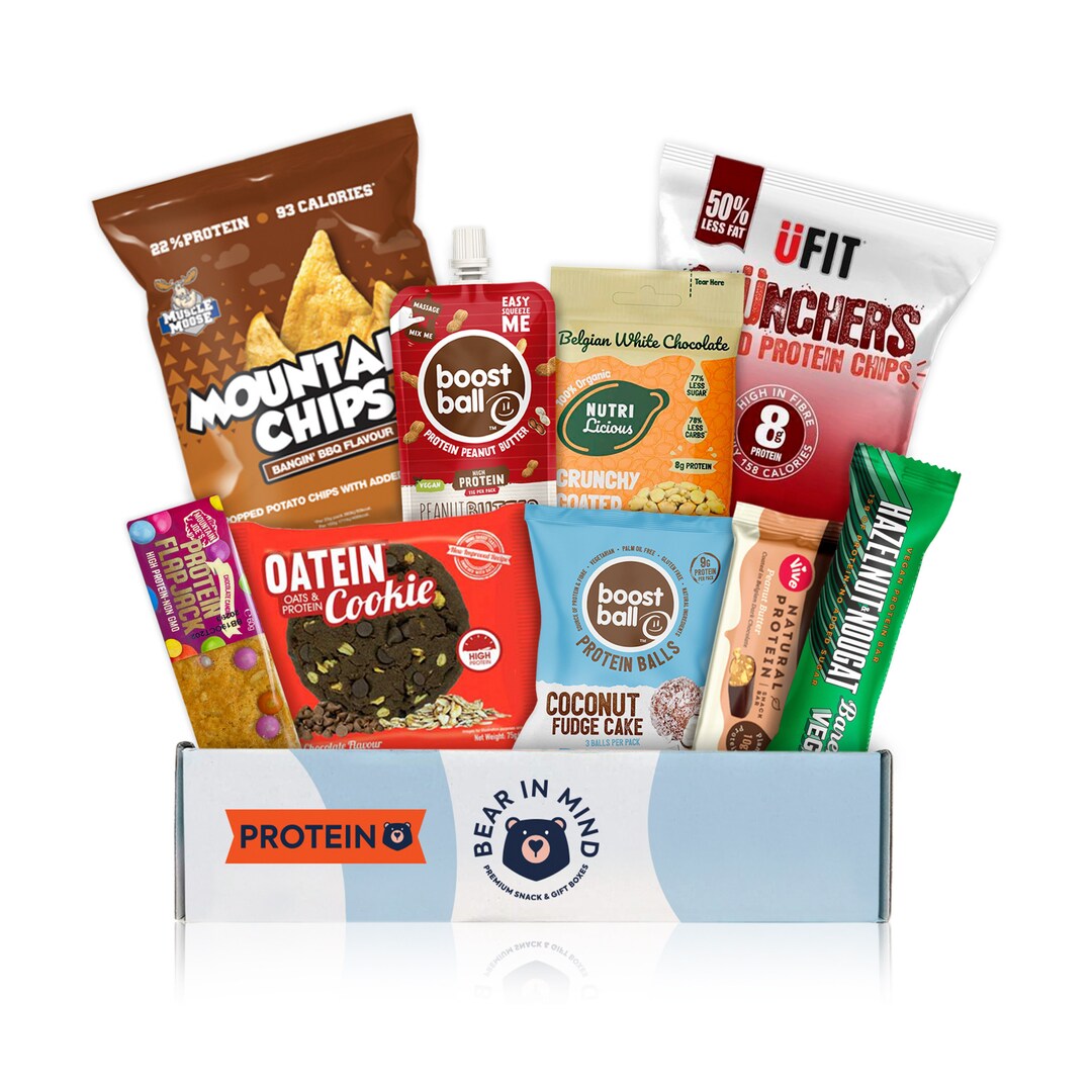 High Protein Snacks Hamper Ideal Gym Gifts for Men and Women - Etsy UK