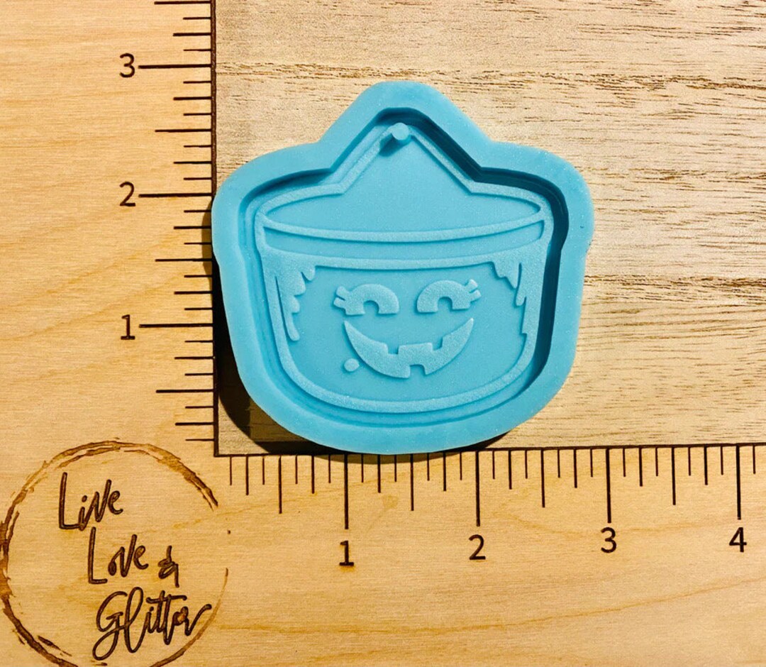 Witch Bucket Silicone Mold for Resin, Halloween Silicone Mold ...
