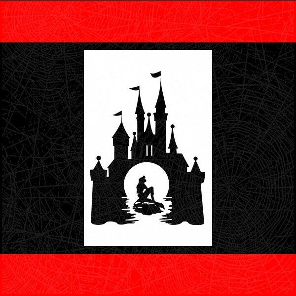 Ariel Castle Svg - Etsy