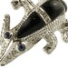 Diamonds Blue Sapphires Onyx White Gold Lizard Animal - Etsy