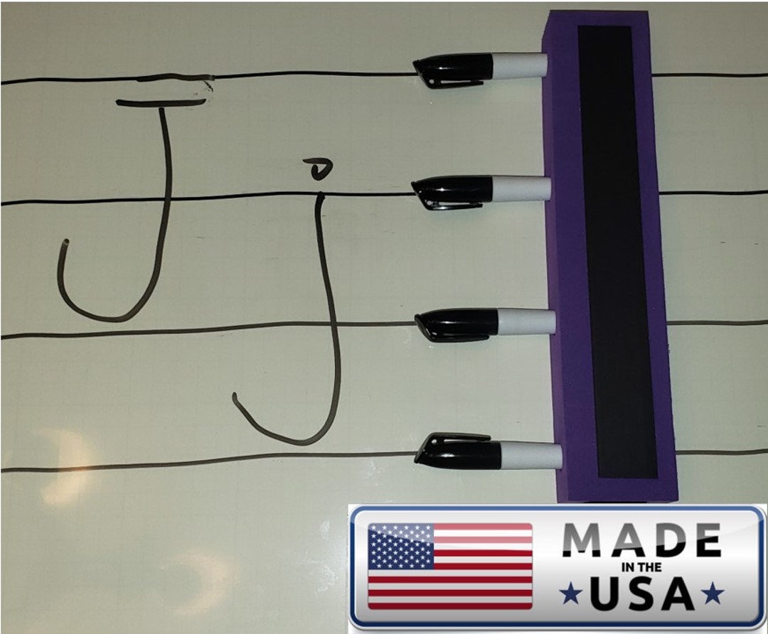 4 Pen Dry Erase Line Drawing Tool for Handwriting or Math Class With ...