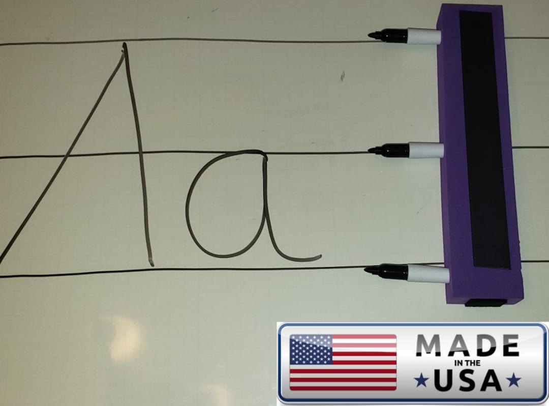 3 Pen Dry Erase Line Drawing Tool for Handwriting Class With Markers ...