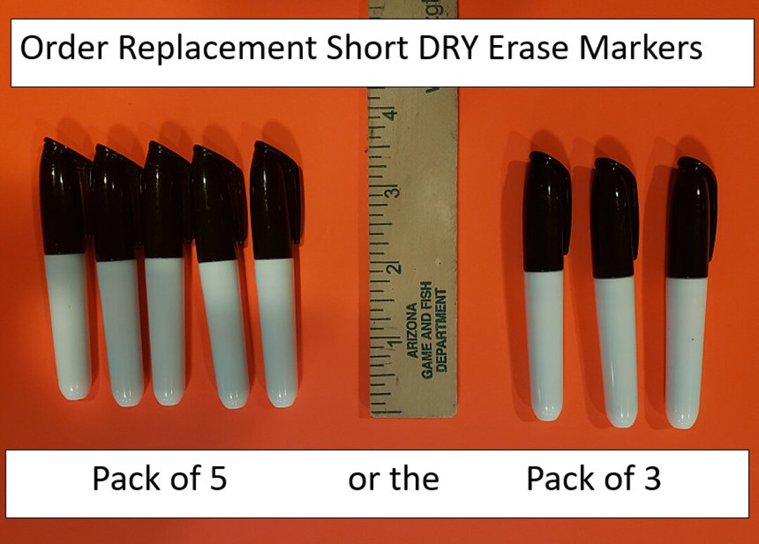 Replacement Short DRY Erase Markers - Etsy