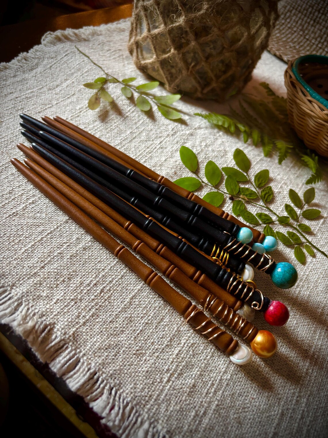 Handmade Hair Sticks - Etsy