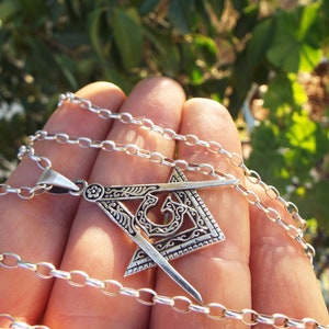 Sterling Silver Square Compasses Pendant Jewellery Masonic G - Etsy