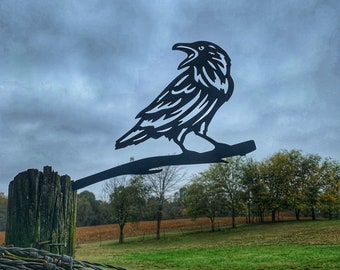 Metal Raven - Etsy