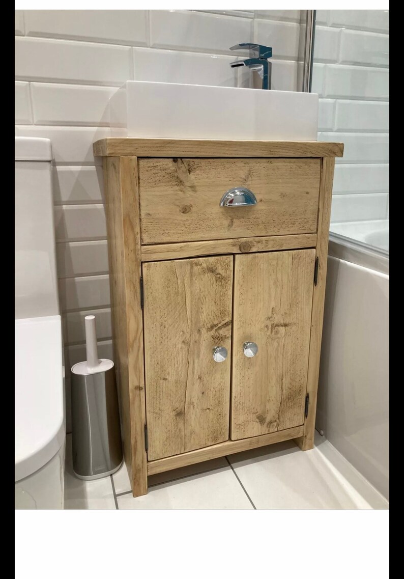 Handmade Rustic Reclaimed Small Cabinet / Cupboard - Etsy UK