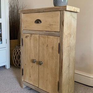 Handmade Rustic Reclaimed Small Cabinet / Cupboard - Etsy UK