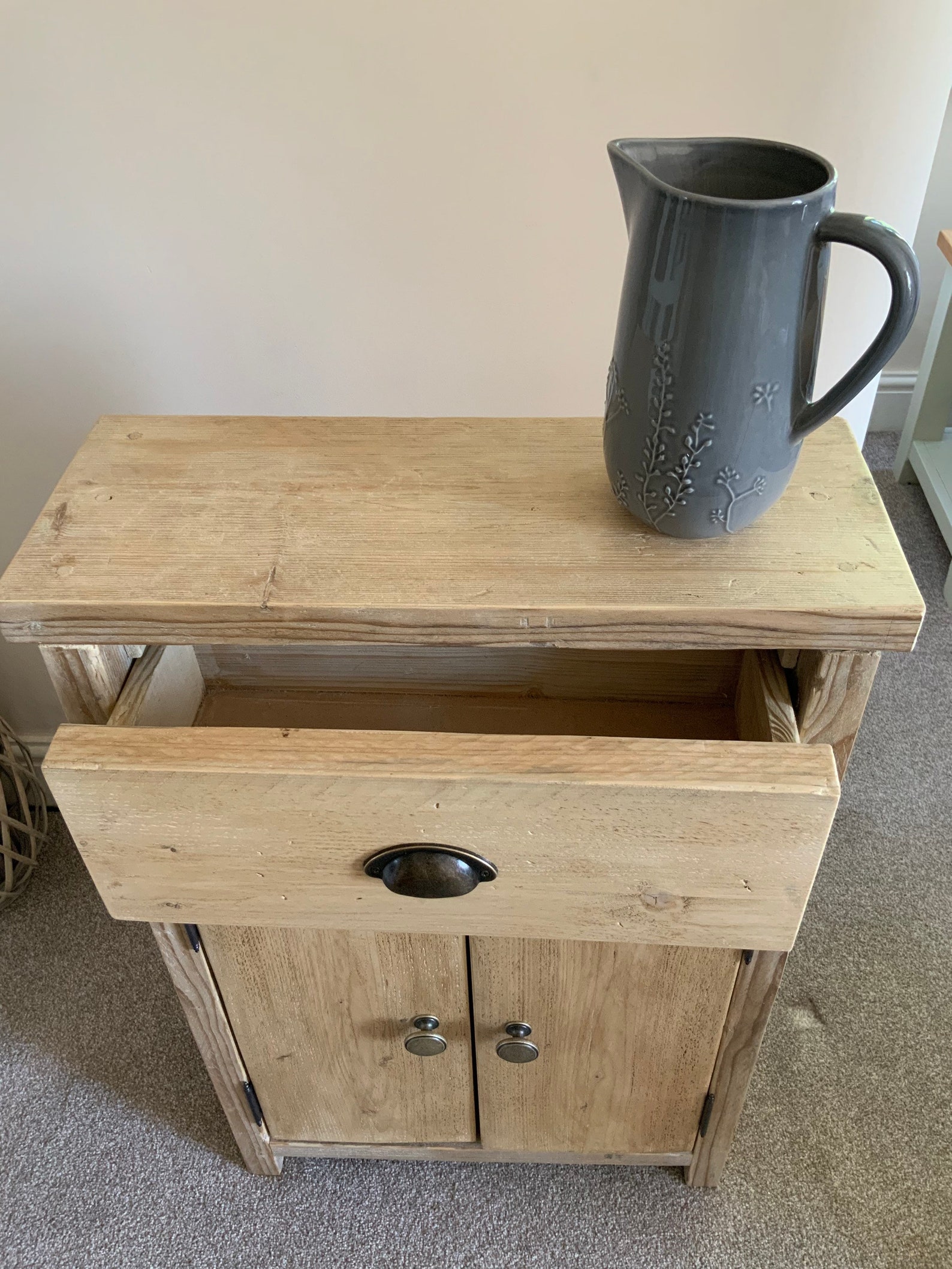 Handmade Rustic Reclaimed Small Cabinet / Cupboard - Etsy UK