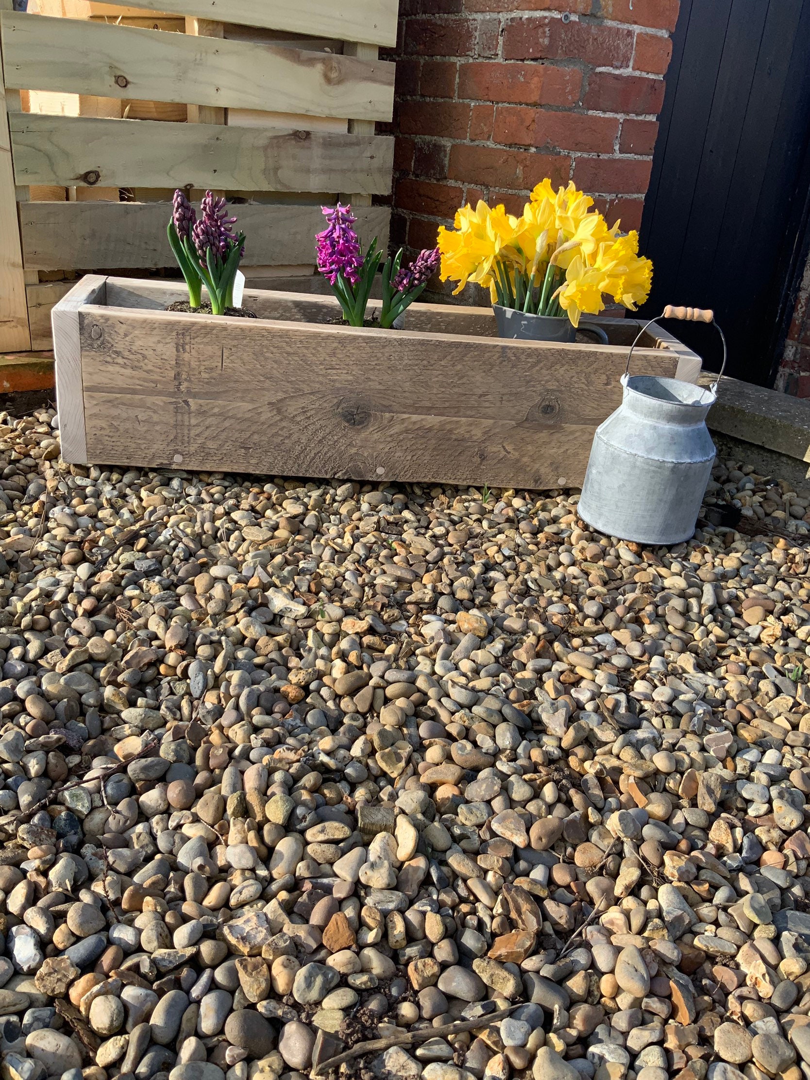Handmade Reclaimed Rustic Garden Planter - Etsy UK