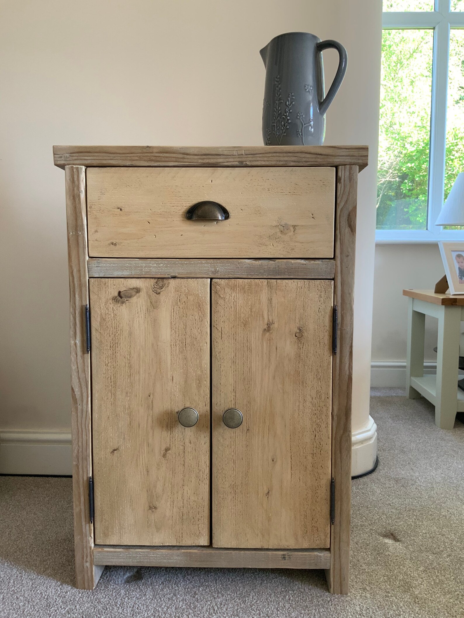 Handmade Rustic Reclaimed Small Cabinet / Cupboard - Etsy UK