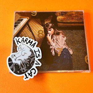 Karma is a Cat Stickers Midnights Album Taylor Swiftie - Etsy UK