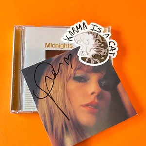 Karma is a Cat Stickers Midnights Album Taylor Swiftie - Etsy UK