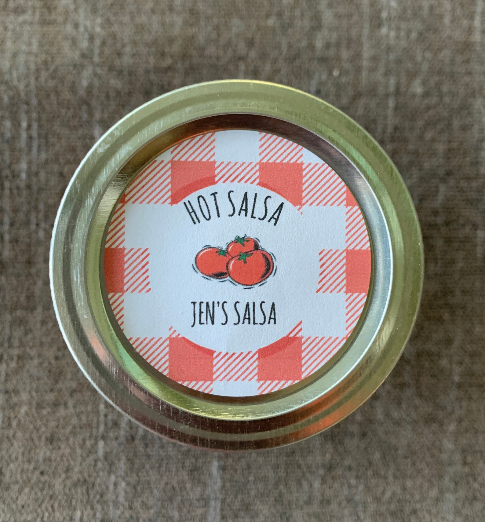 Salsa Label Salsa Canning Labels Salsa Canning Stickers - Etsy