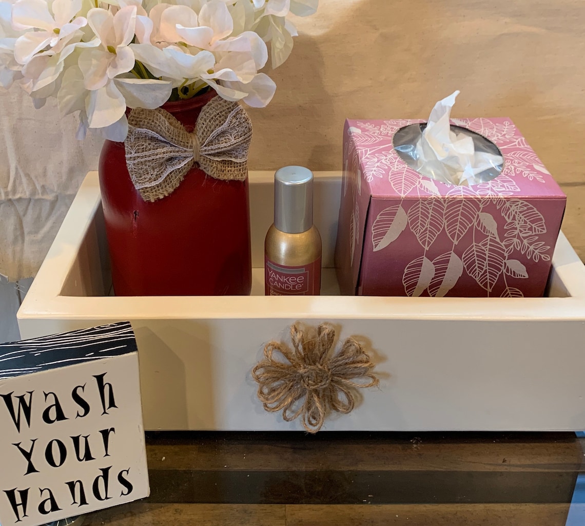 Bathroom Box/toilet Box/bathroom Storage Box/burnt Wood | Etsy