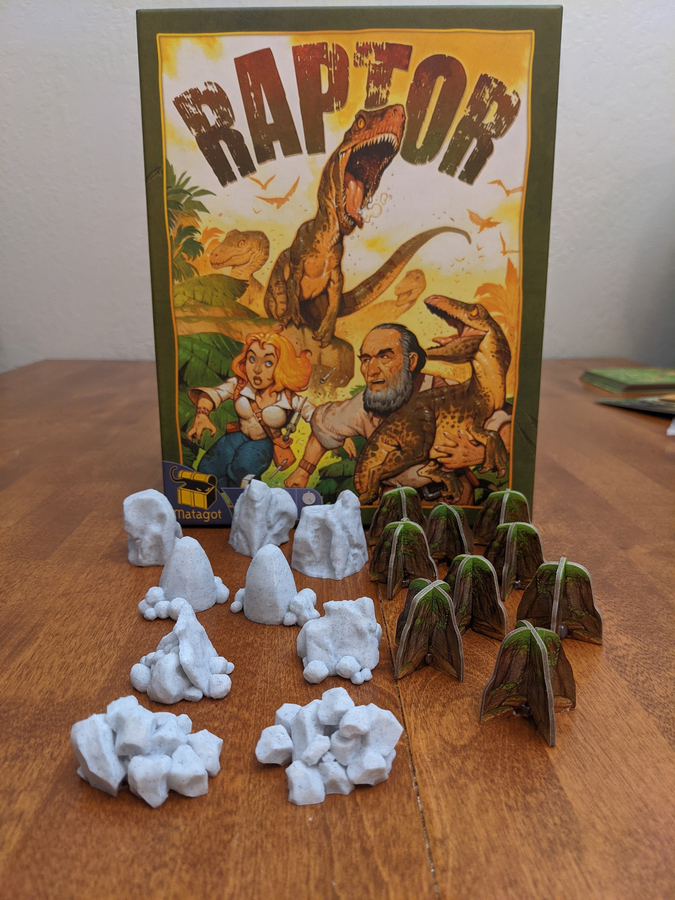 Raptor Board Game Token Upgrade Flame and Boulder - Etsy