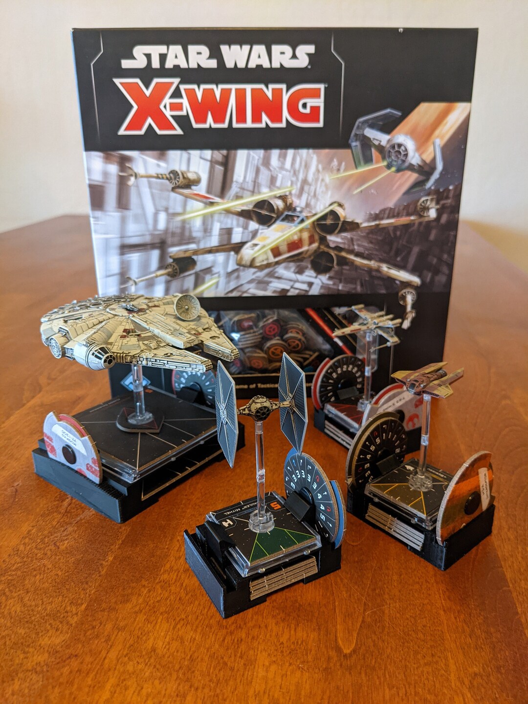 X-wing Miniatures Ship, Pilots, and Maneuvering Dial Stand || Fantasy ...