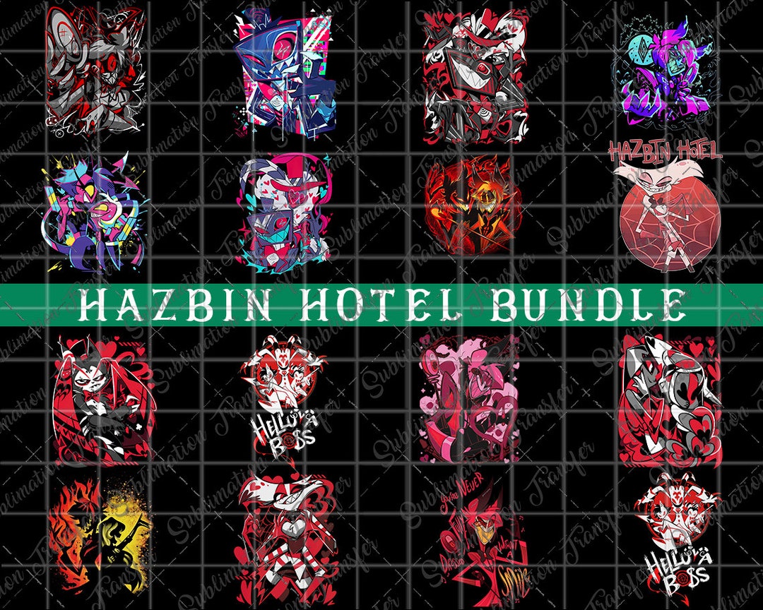 Hazbin Hotel Bundle, Hazbin Hotel Png, Hazbin Hotel Characters Png, Hazbin Hotel Cartoon Png ...