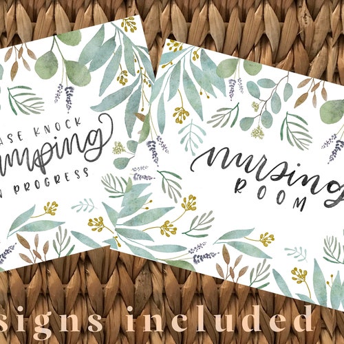 Pumping Signs Door Hangers Breastfeeding Office Sign Do - Etsy