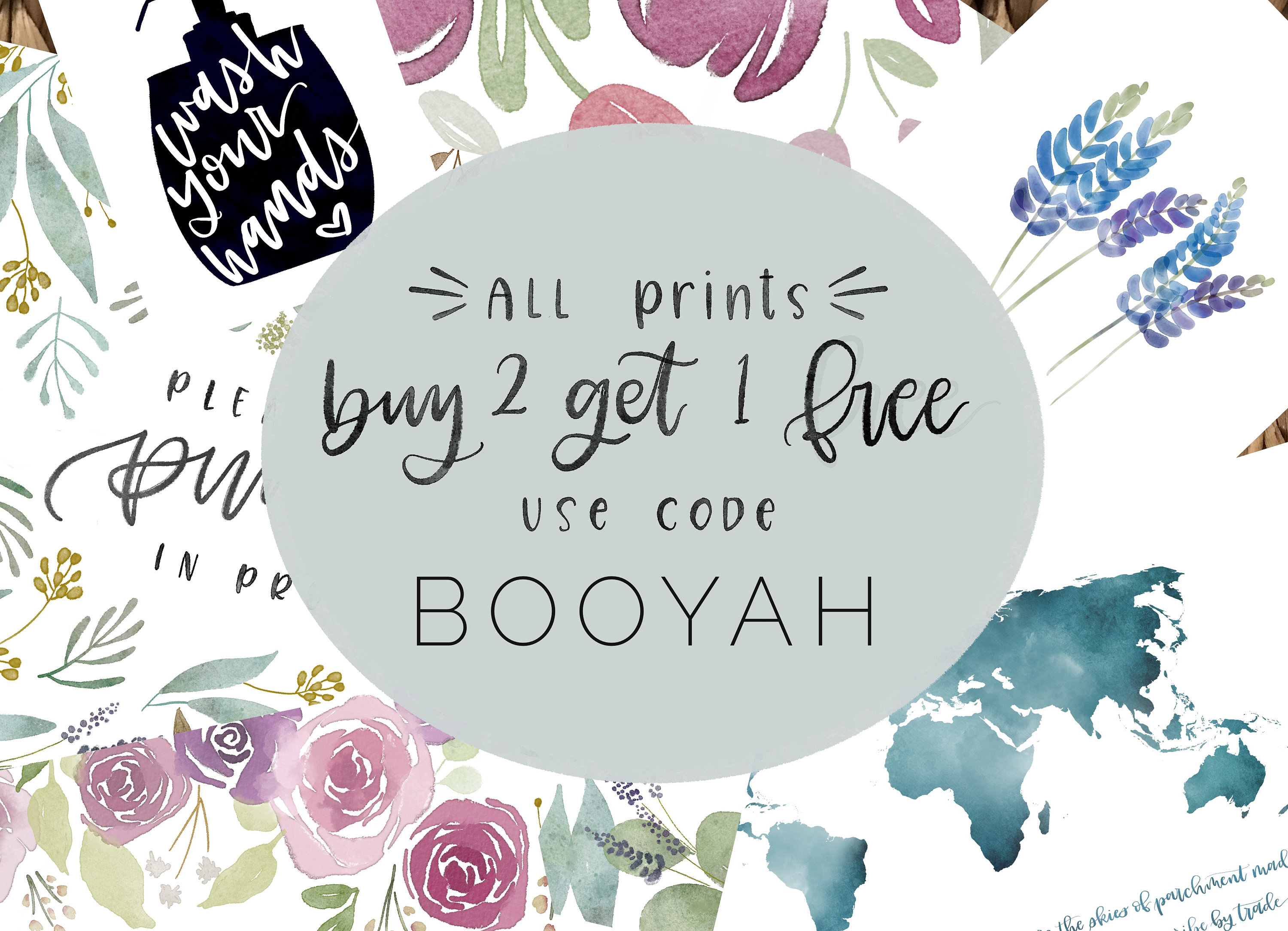 Watercolor Floral Do Not Disturb Art | Privacy Door Sign | Working at ...