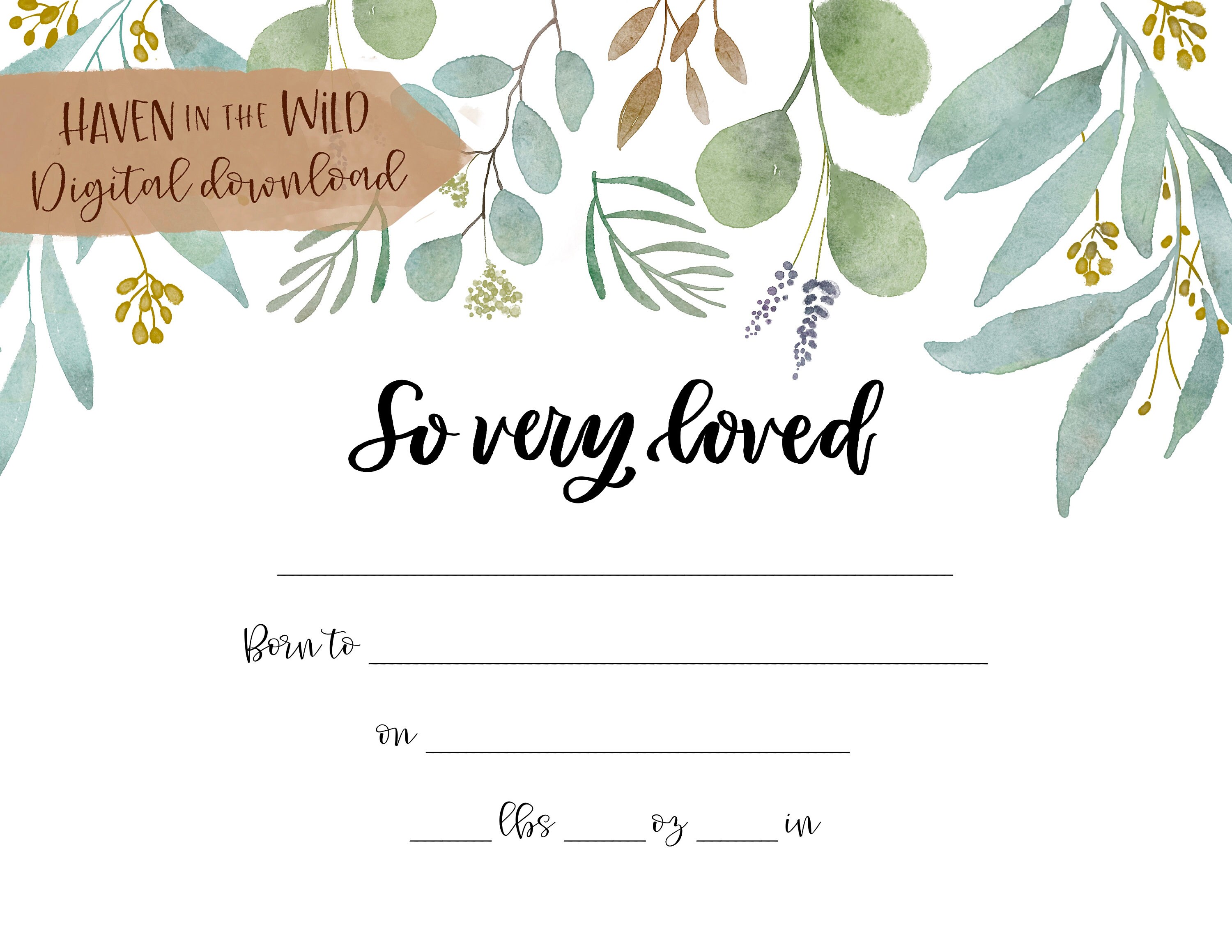 Certificate of Life for Miscarriage Stillbirth & Infant Loss - Etsy