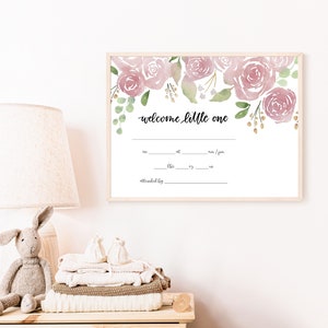 Do Not Disturb Sign Blush Rose Floral Privacy Door Sign Work From Home ...